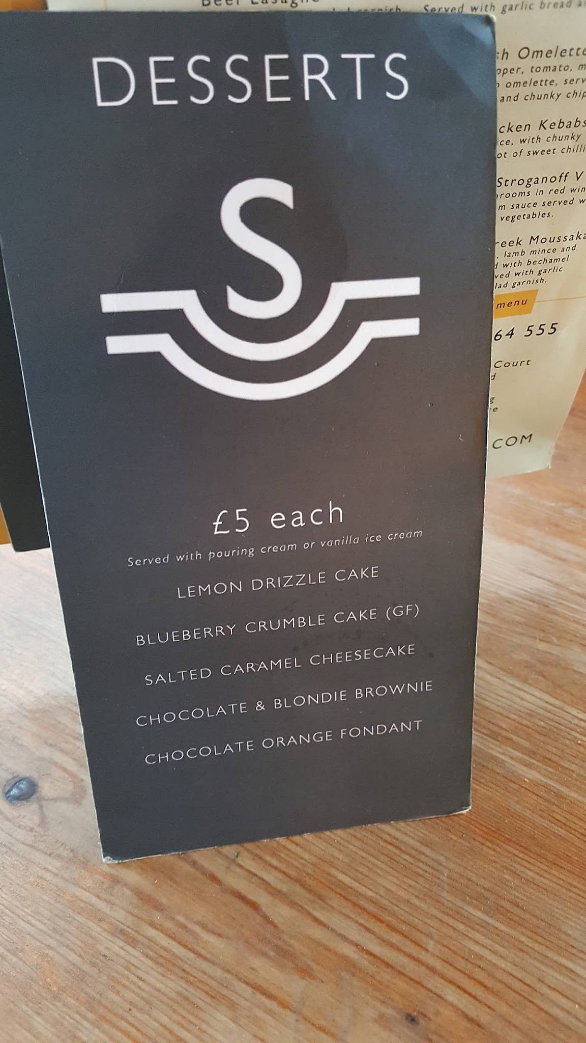 Menu at Sleepers Bar & Kitchen Beverley, Beverley