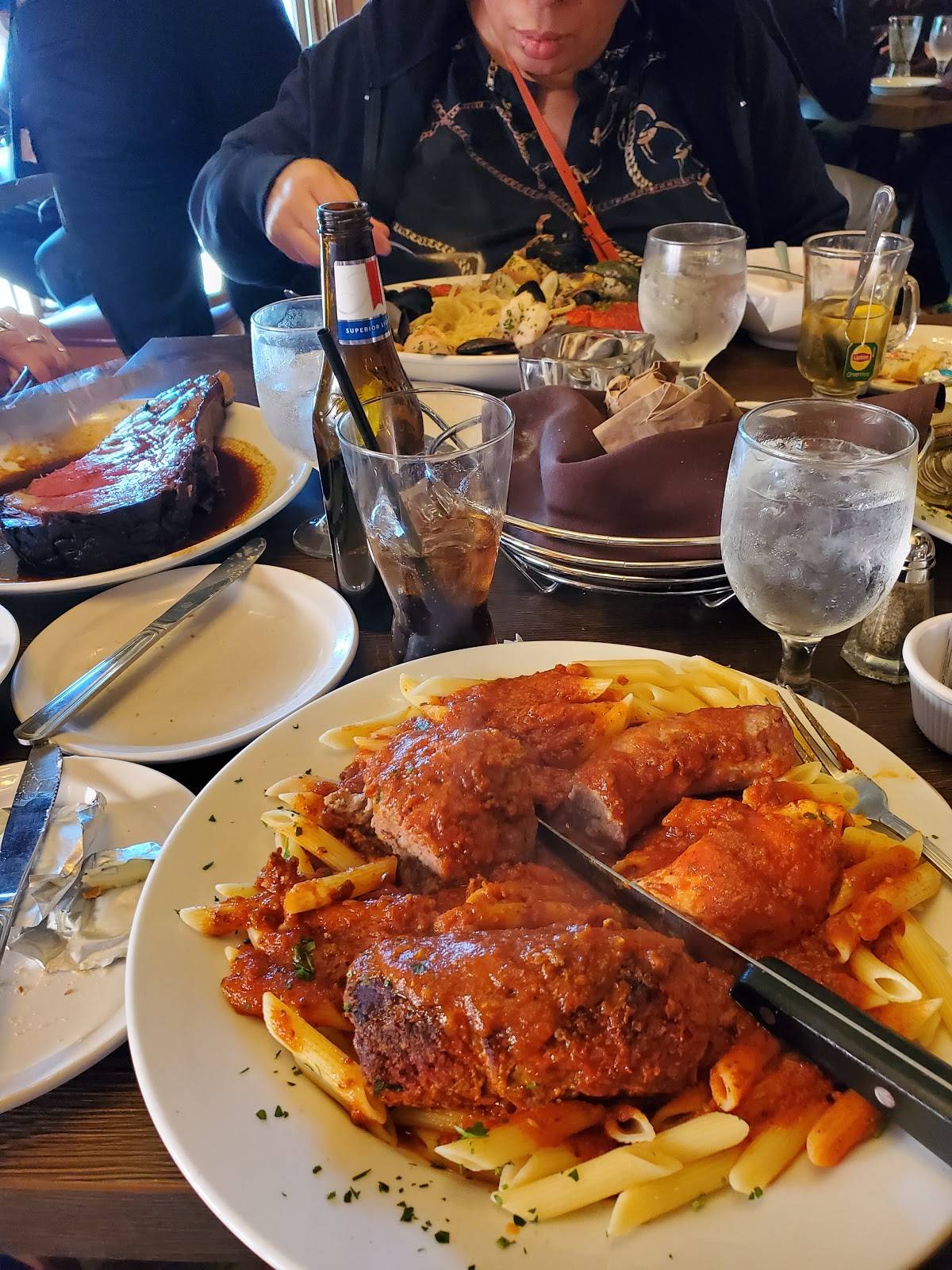 Menu at Biagetti's restaurant, West Haven