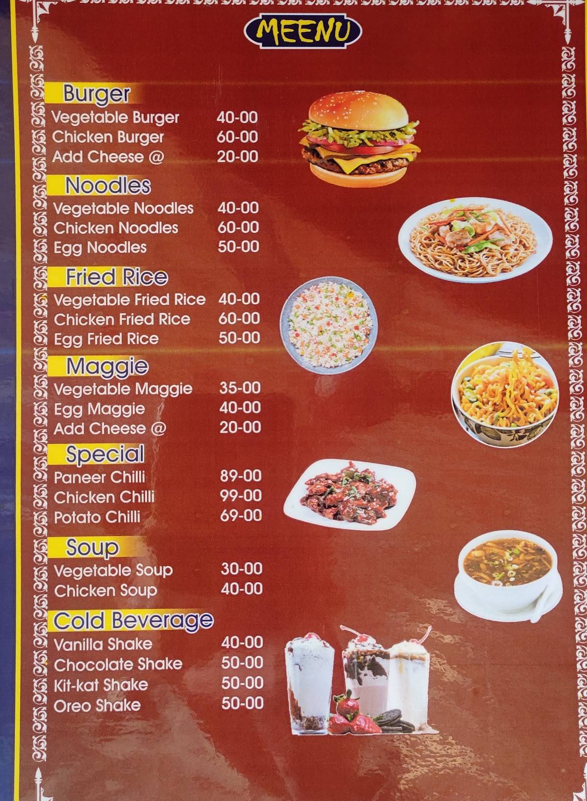 Menu at Bite & Beans Cafe, India