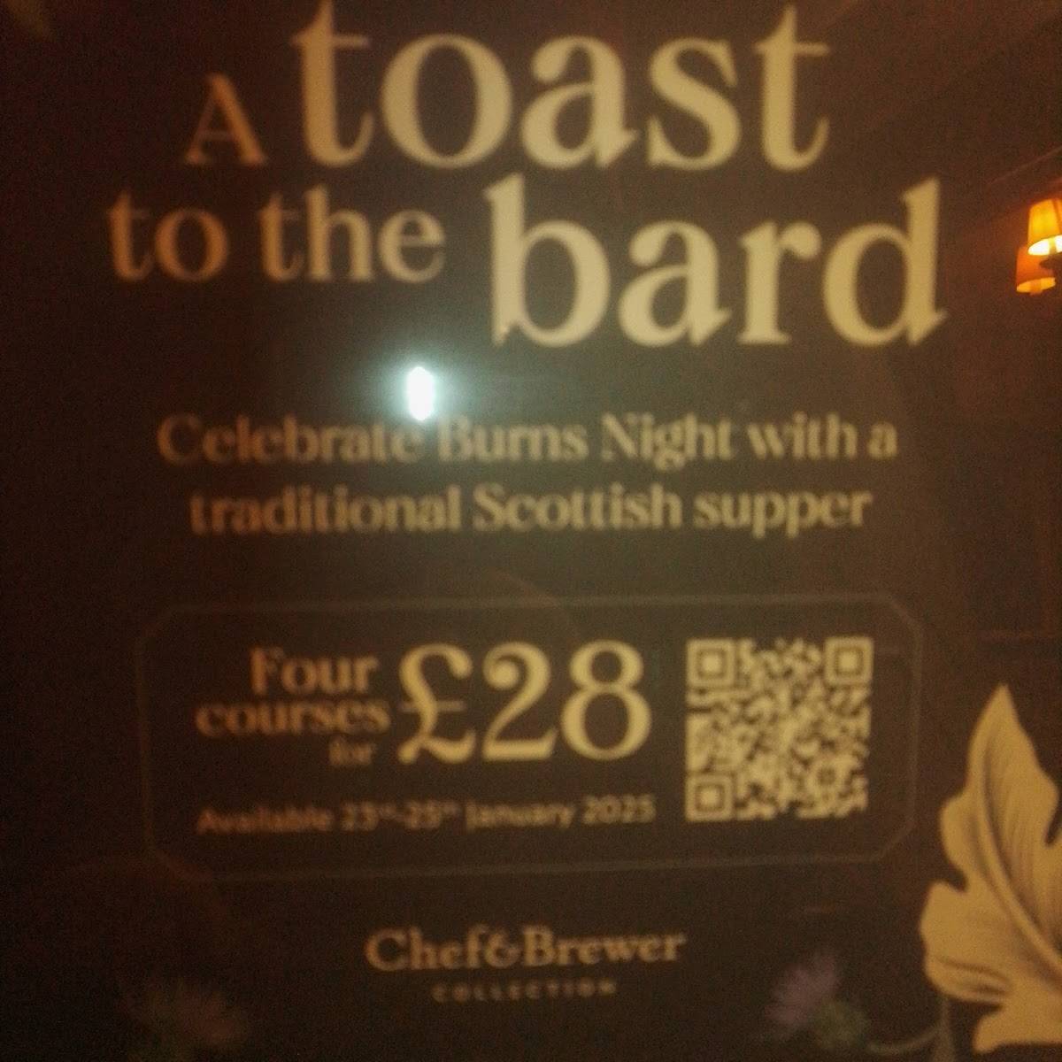 Menu at Blue Cap pub & bar, Northwich