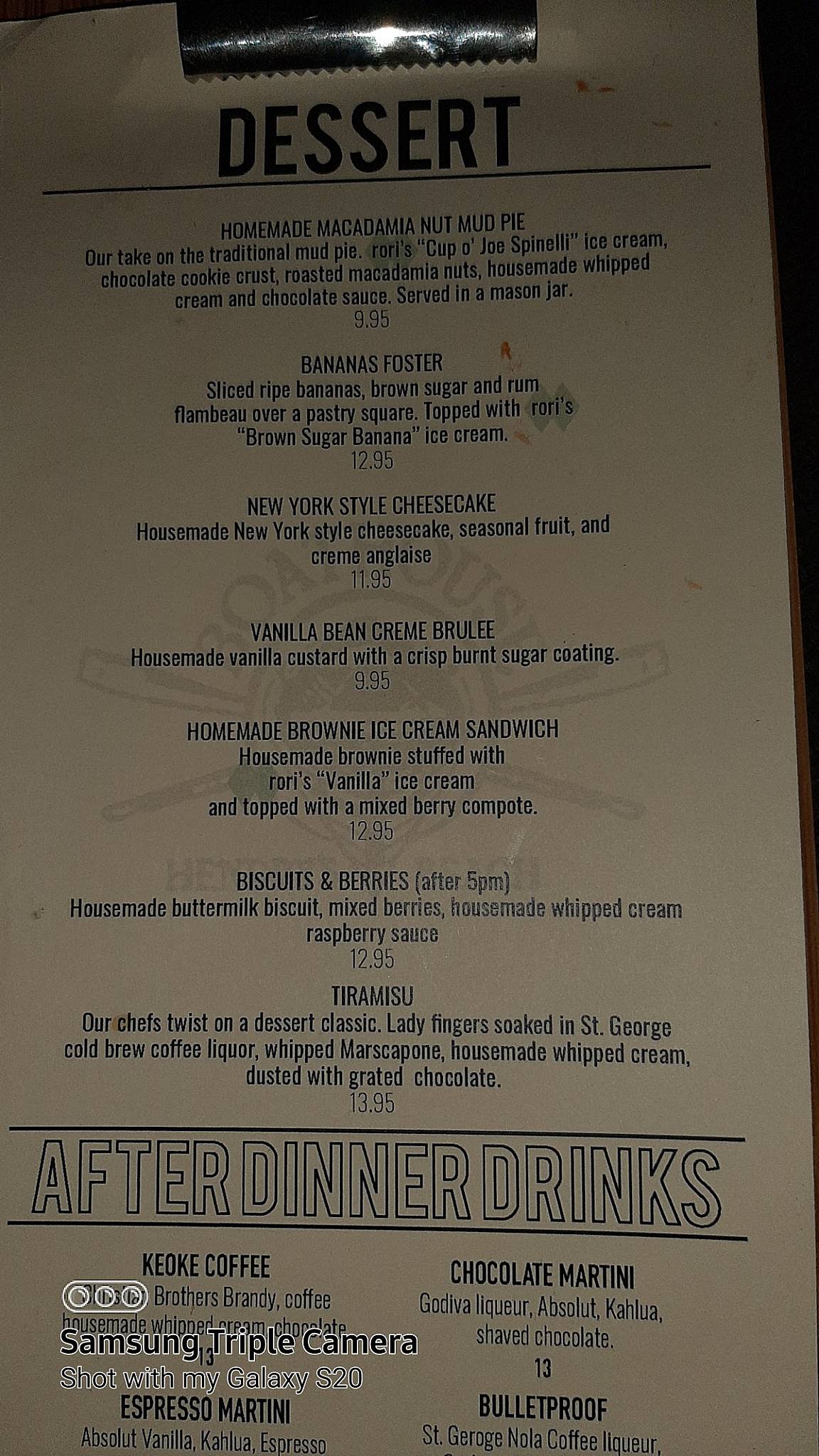 Menu at Boathouse at Hendry's Beach restaurant, Santa Barbara