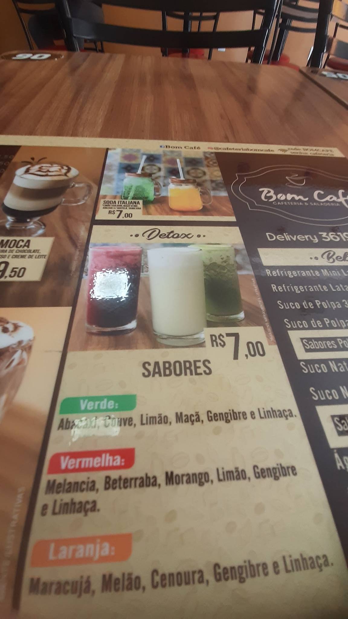 Menu em Bom Café, Coronel Fabriciano