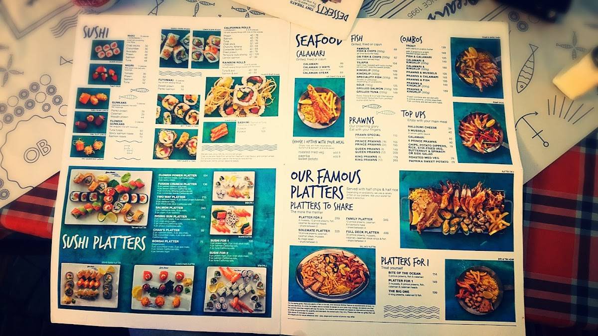 Menu at Braza Emperors Palace restaurant, Kempton Park