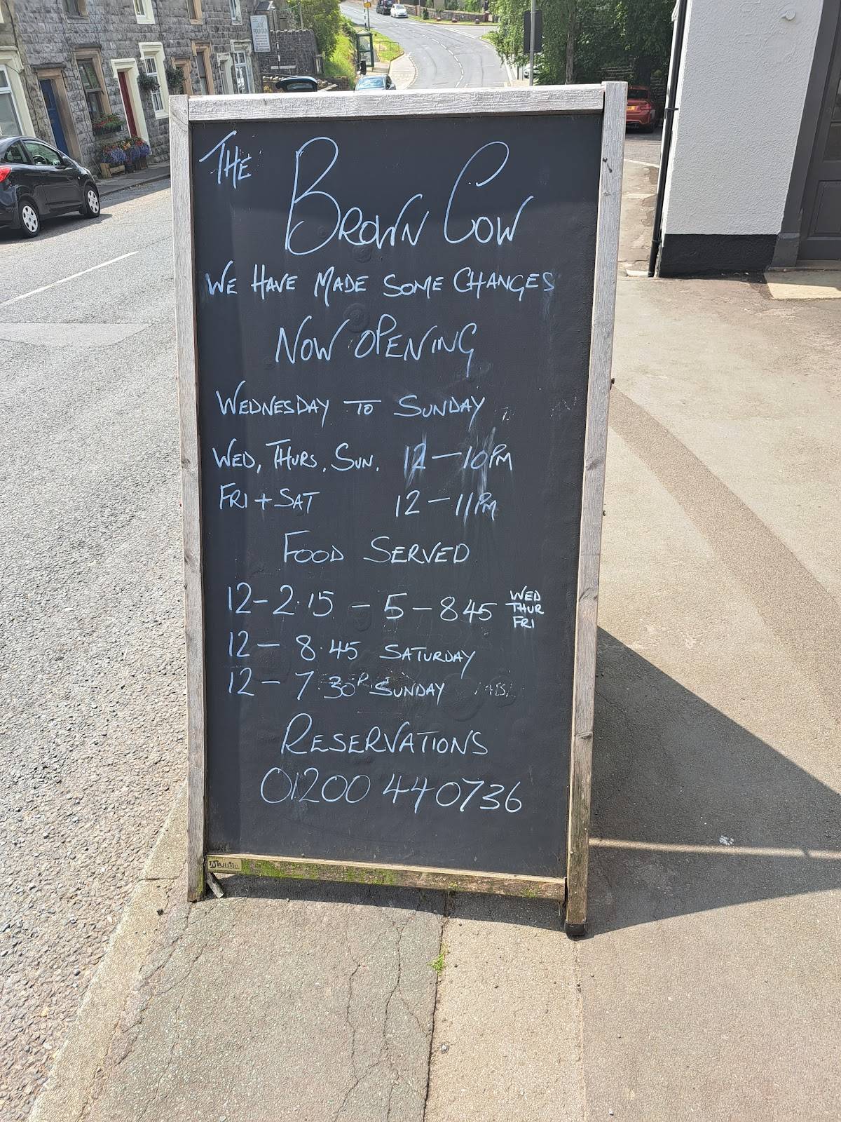 Menu at Brown Cow pub & bar, Clitheroe, Bridge Rd