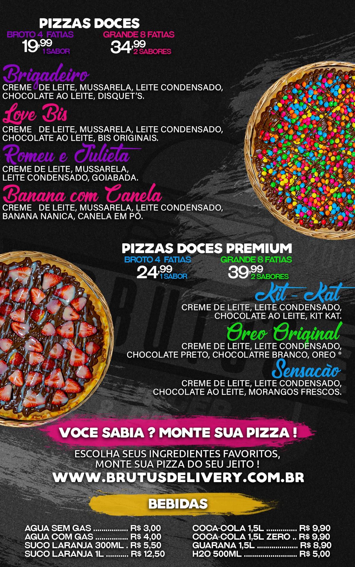 Carta del restaurante Brutus Burger & Pizza, Rondonópolis