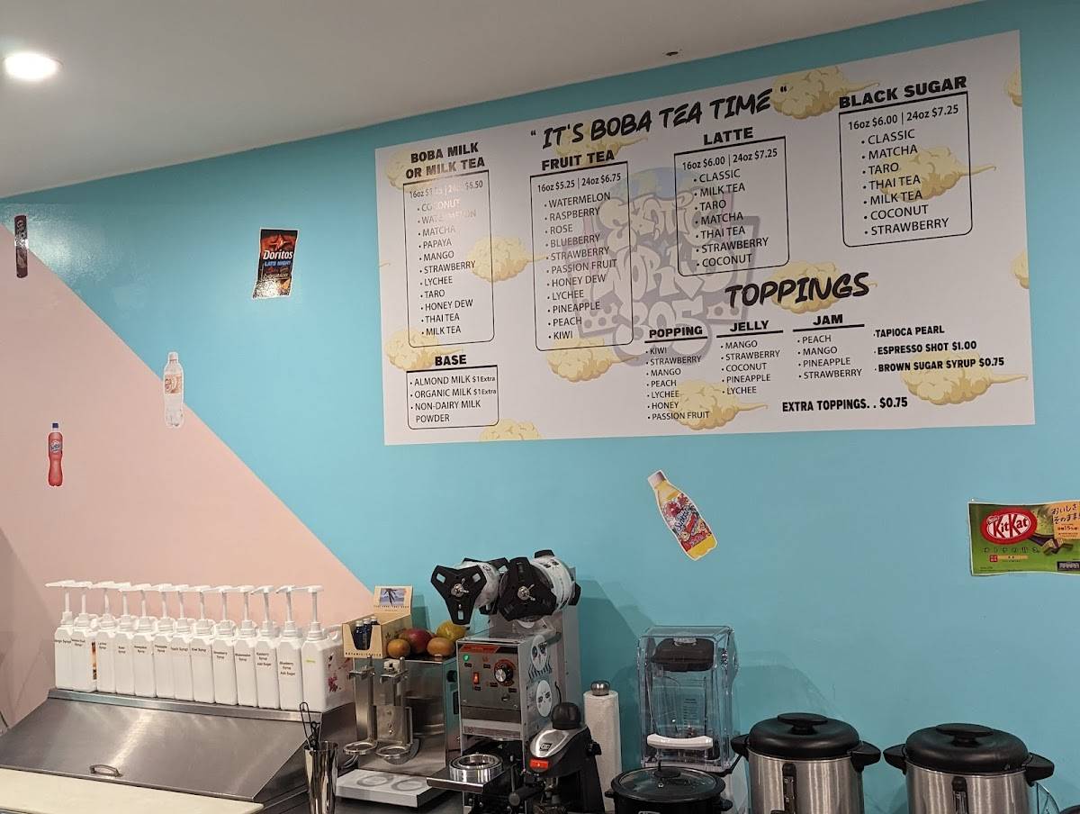 Menu at Bubble Tea & Acai Bowl from Exotic Snacks pub & bar, Miami