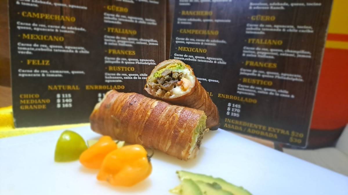 Carta del restaurante Burros percherones la cuadra, Puerto Peñasco