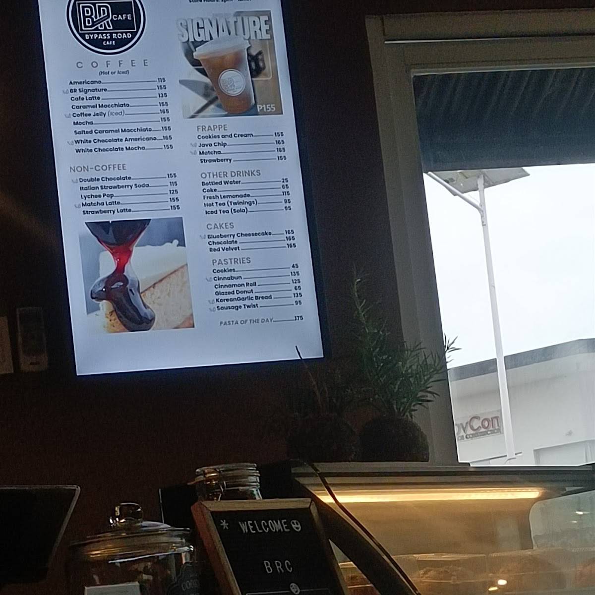 Menu at Bypass Road Café cafe, Calamba