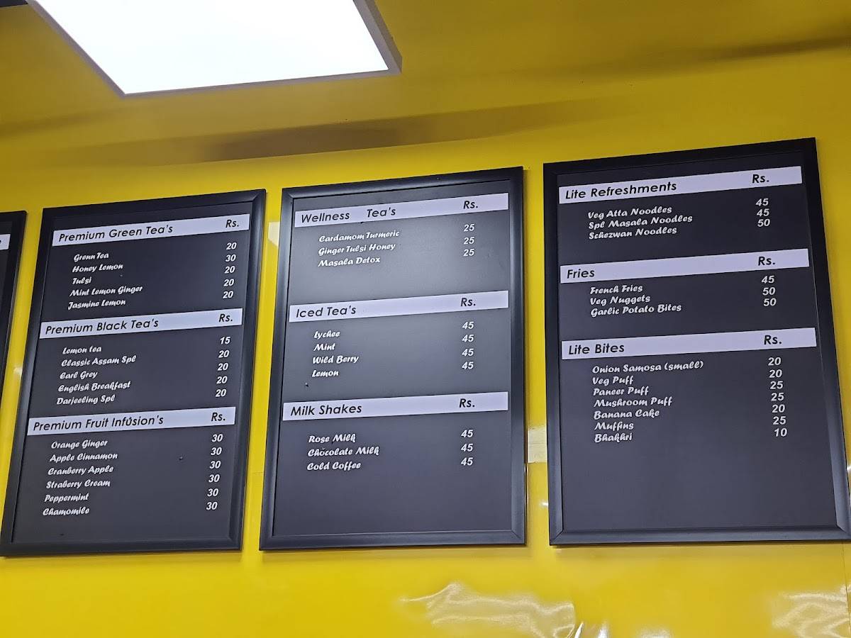 Menu at CHAI BISCOOT, Chennai