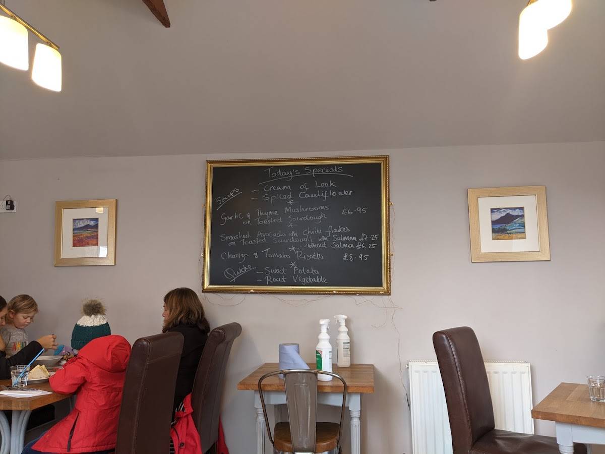 Menu at Buttercup Cafe, Doune