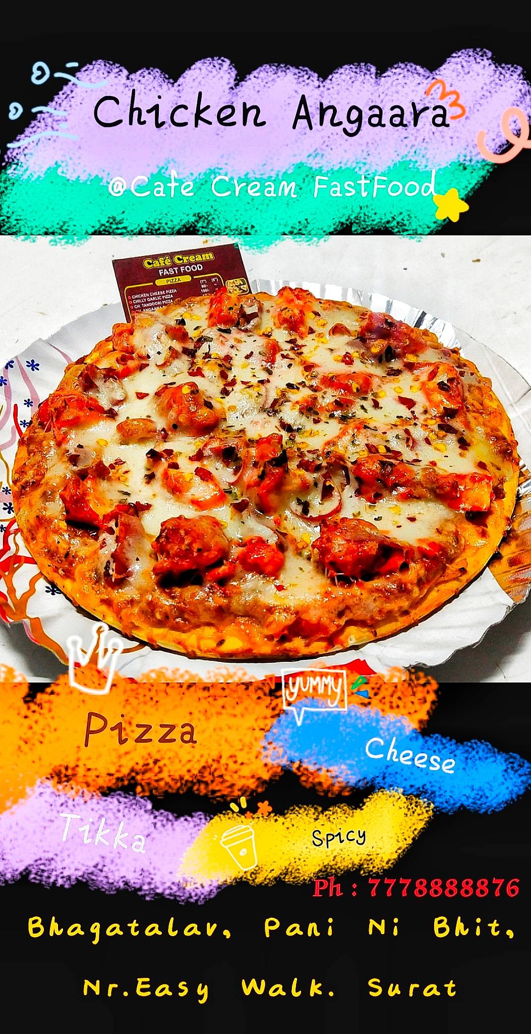 Menu at Cafe Cream Fastfood - Surat, Surat