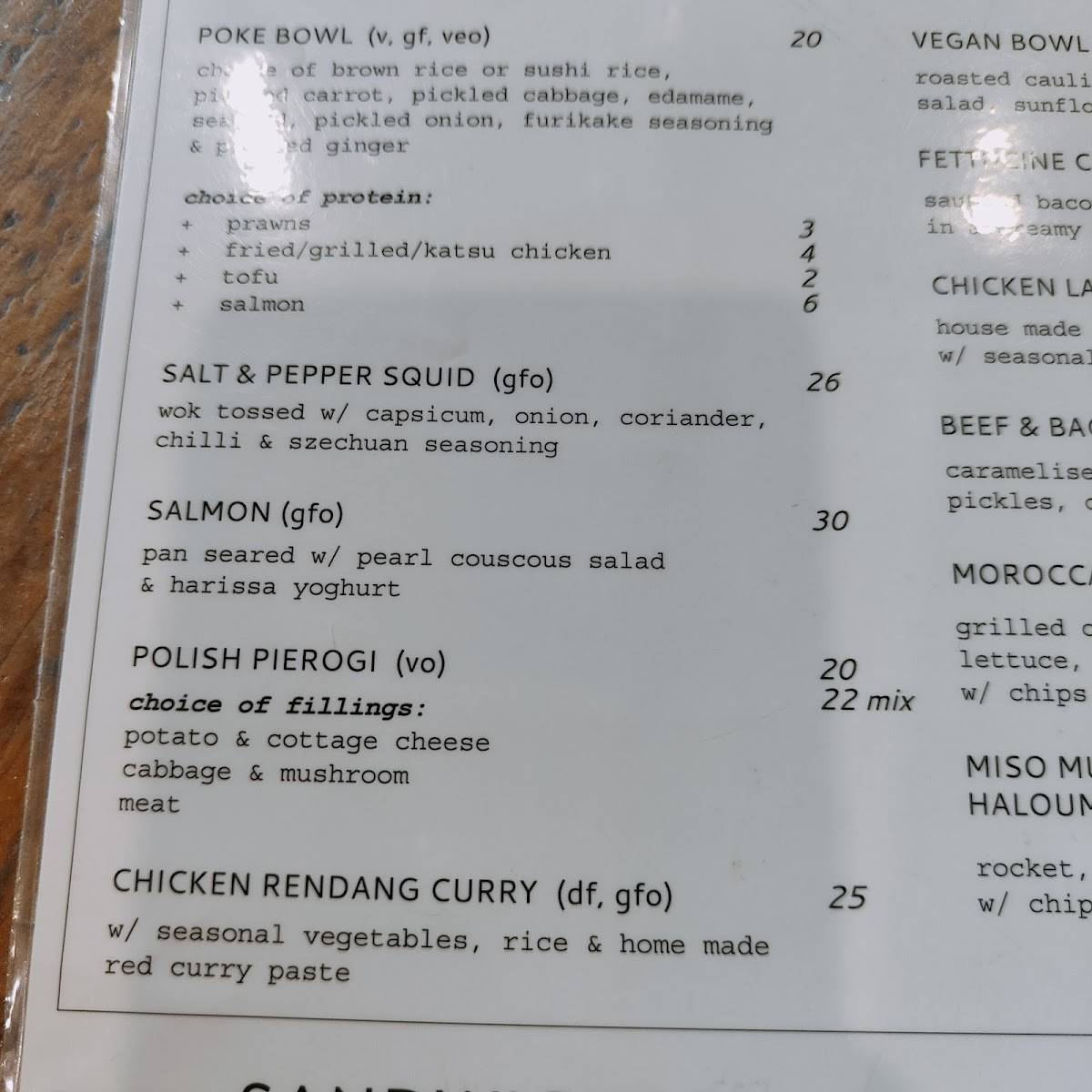 Menu at Ikigai Coffee Shop cafe, Lightsview