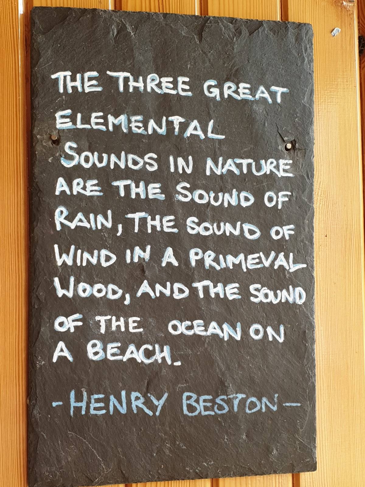 Menu at Cafe Rhu, Arisaig