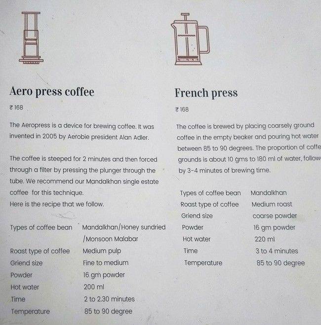 Menu at Roastery Coffee House ! Hyderabad, Hyderabad, 418