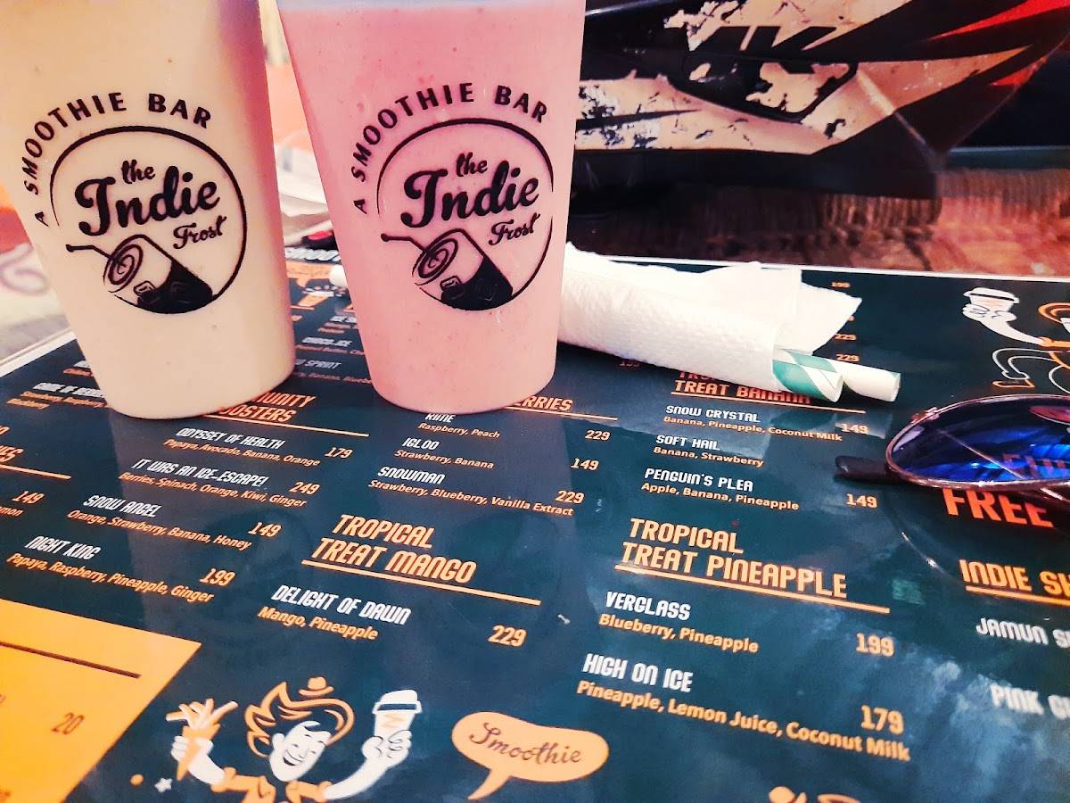 Menu at The Indie Frost, Chennai, 35