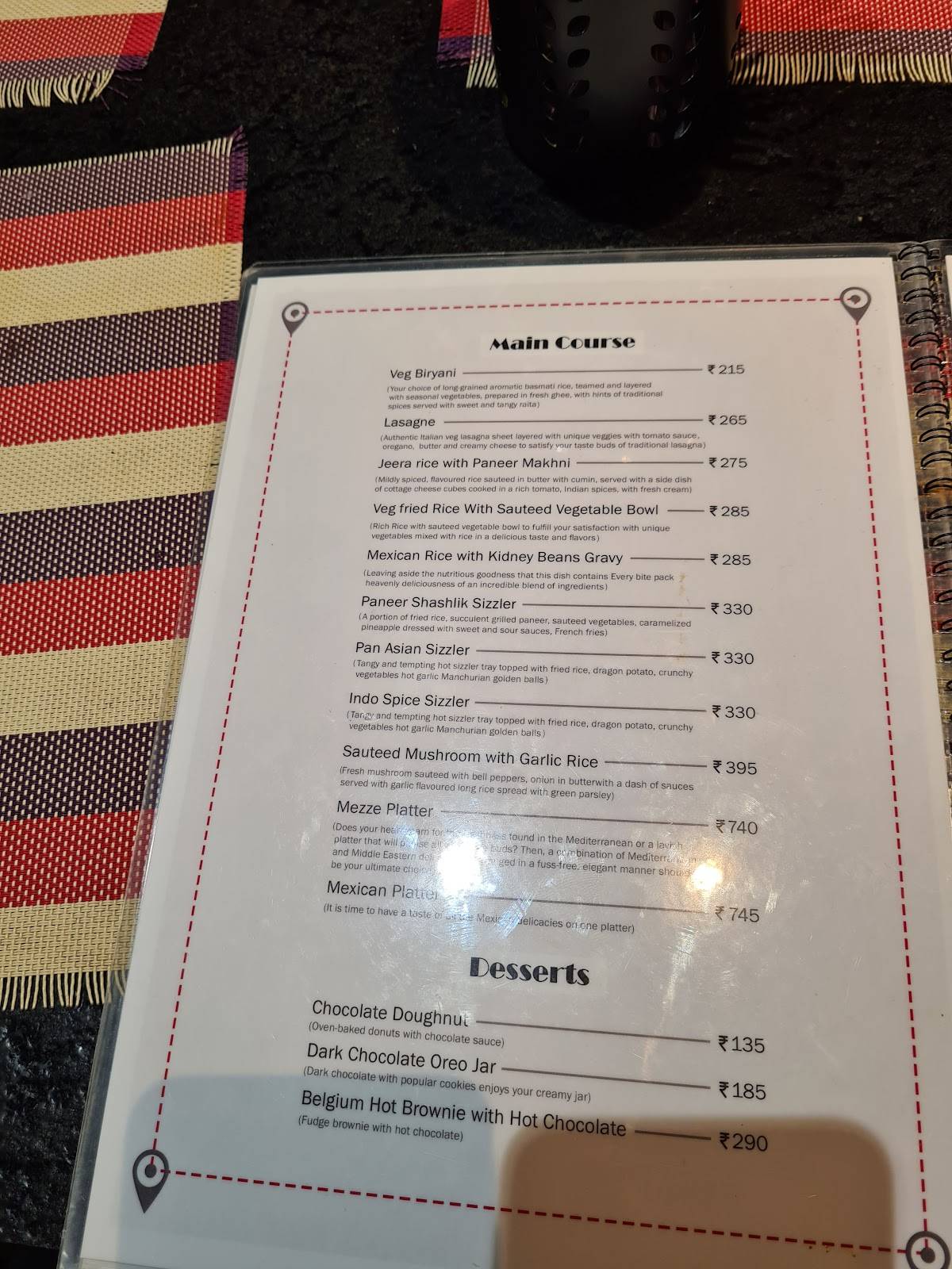 Menu at The Traveller Cafe (Pure Veg) VIP Plaza, Surat, Surat