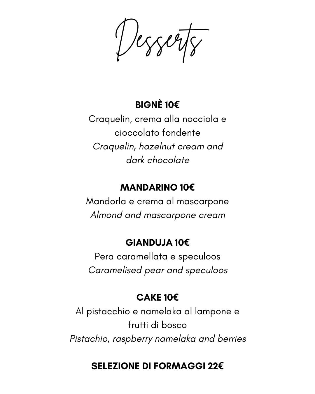 Menu da Calce Bianca Osteria Contemporanea ristorante, Ostuni