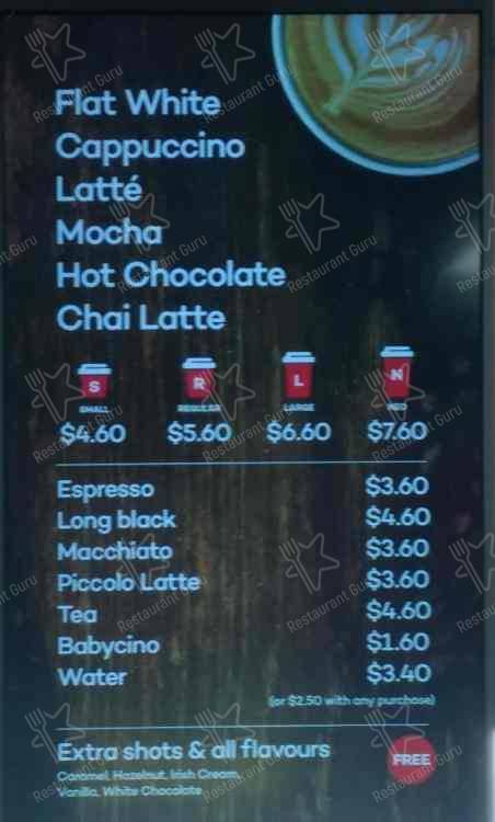 Menu at Calvino Coffee Officer ( inbound ) cafe, Officer