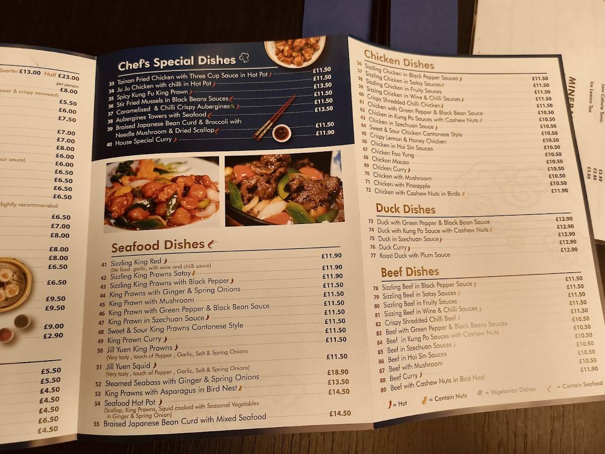 Menu at Canto Mando Chinese restaurant, Bromsgrove