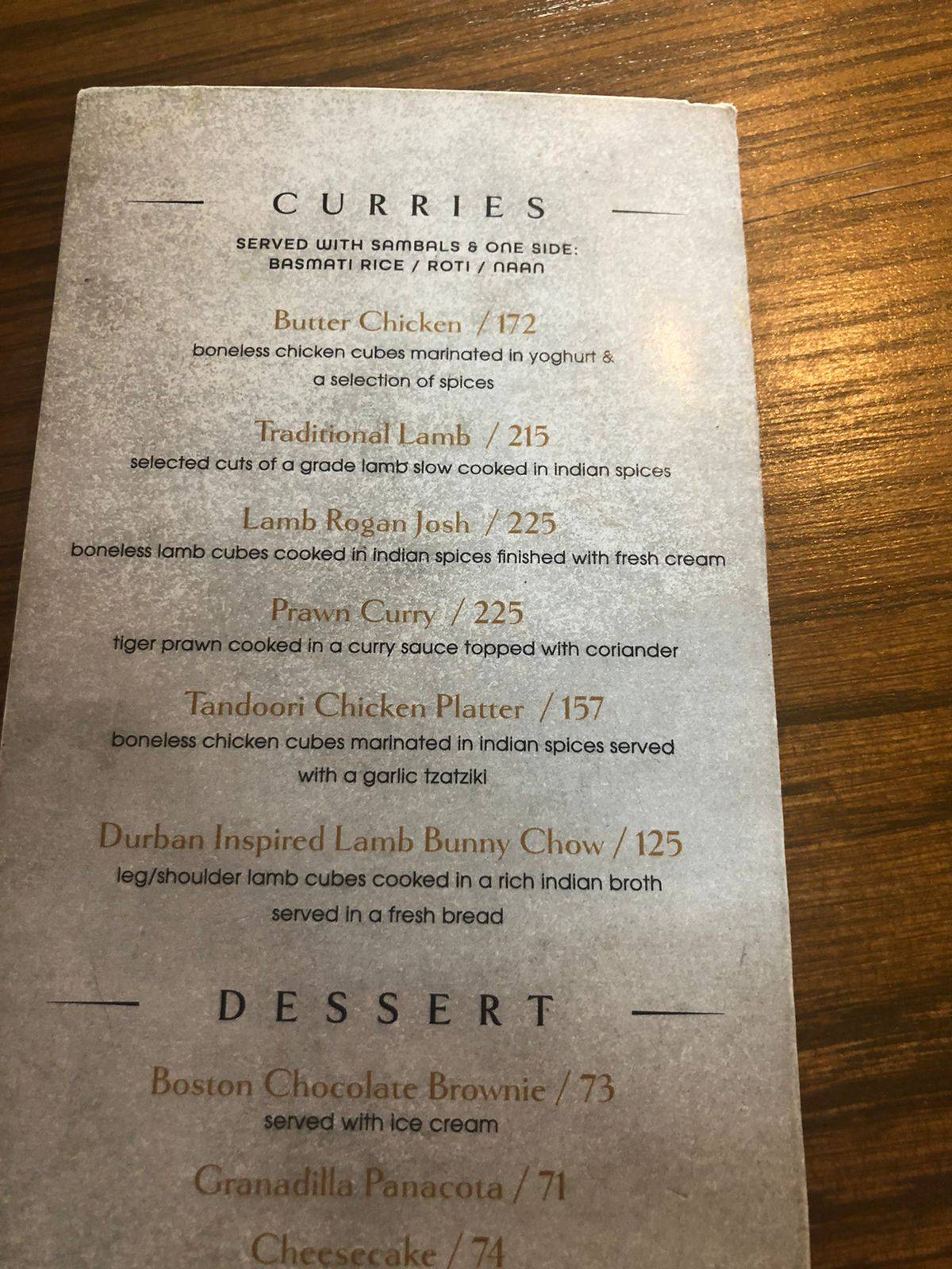 Menu at Nouveau Coffee & Grill - Century City restaurant, Cape Town