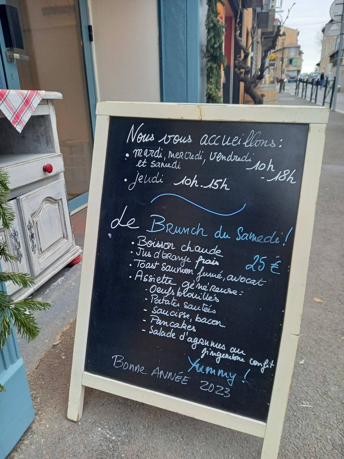 Menu at Caribou Café de Village, Fuveau