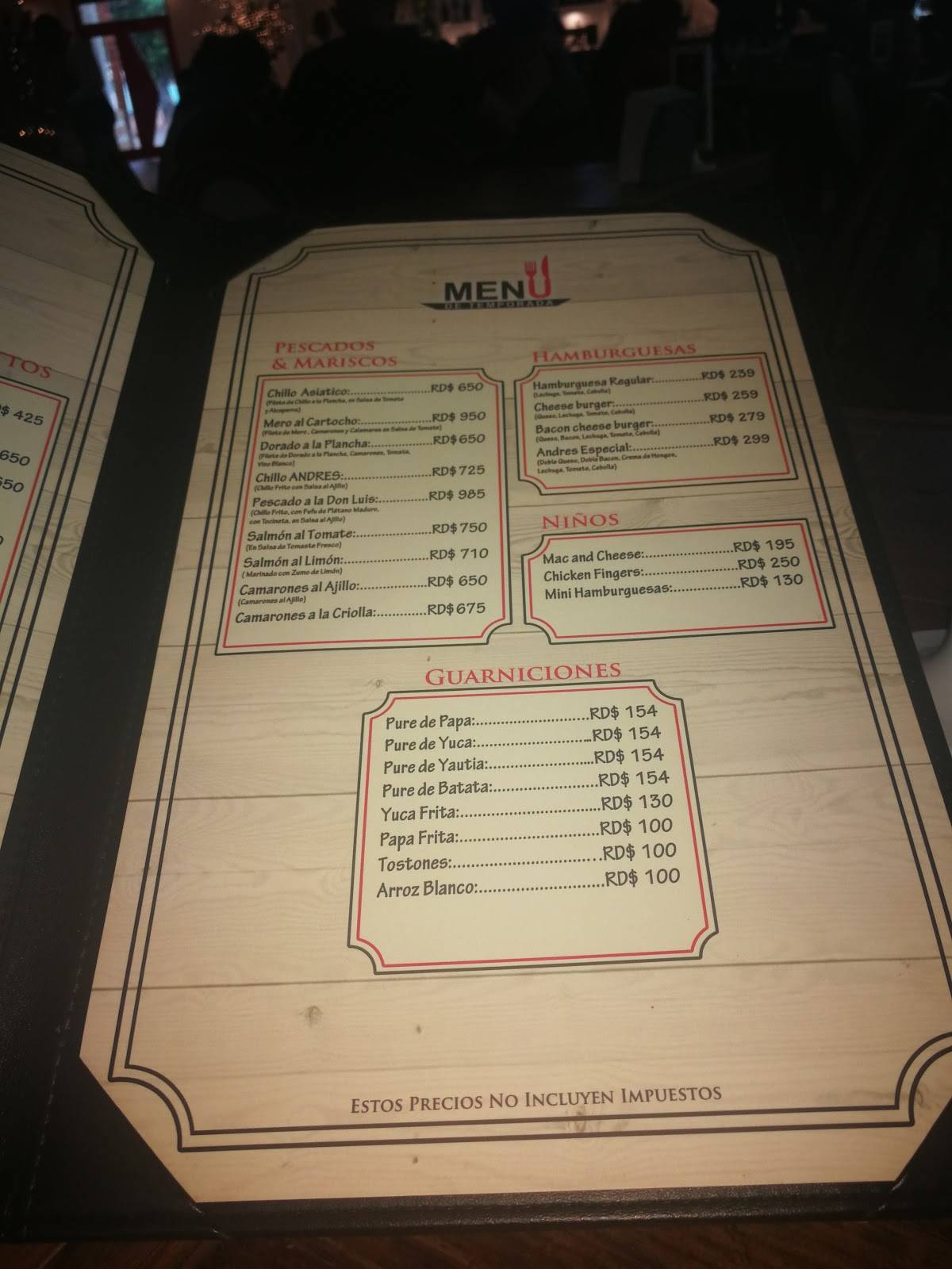 Carta del restaurante Carnes By Dial, Santo Domingo Este, F4QJ+85Q