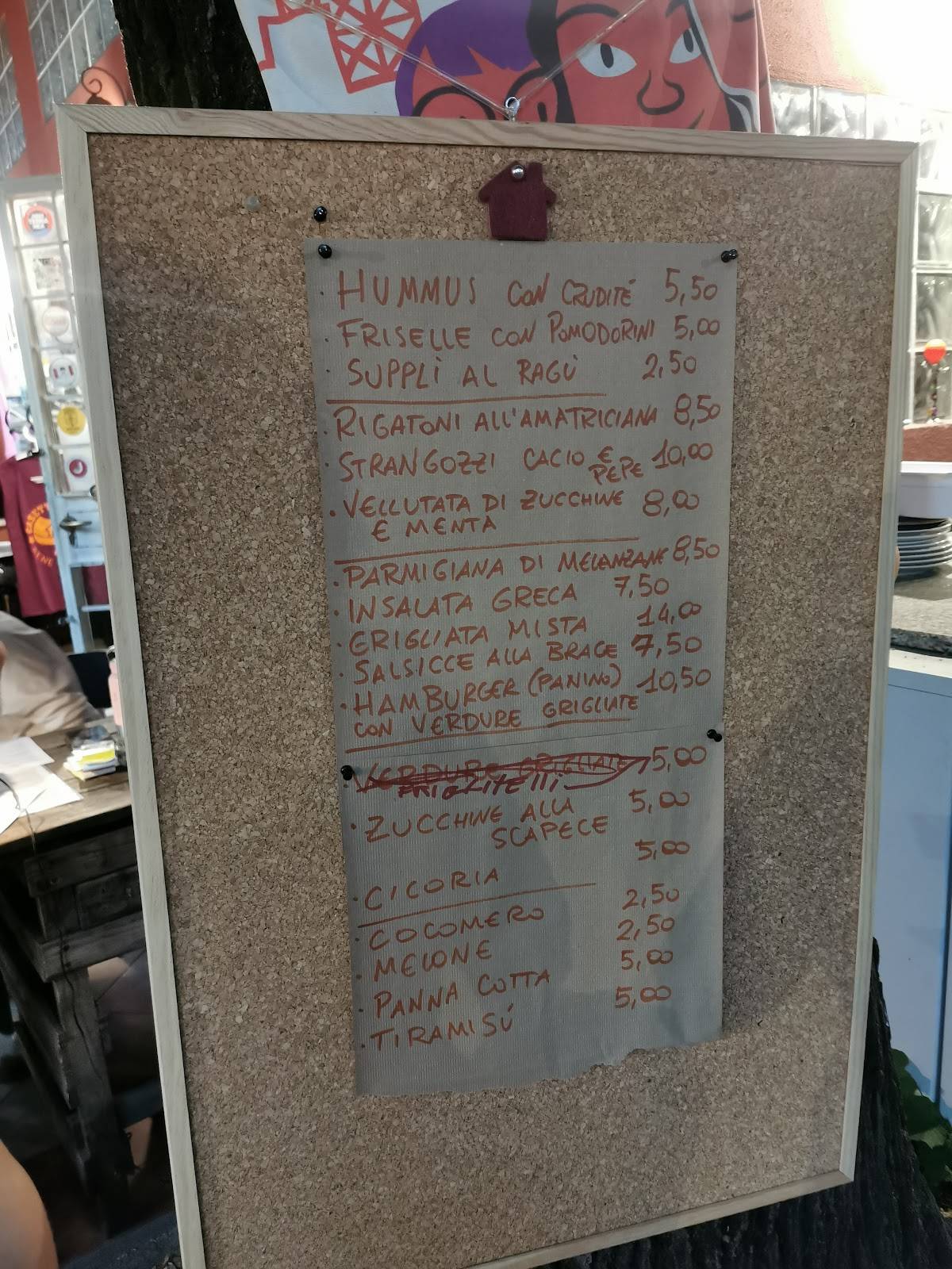 Menu da Casetta Rossa ristorante, Roma