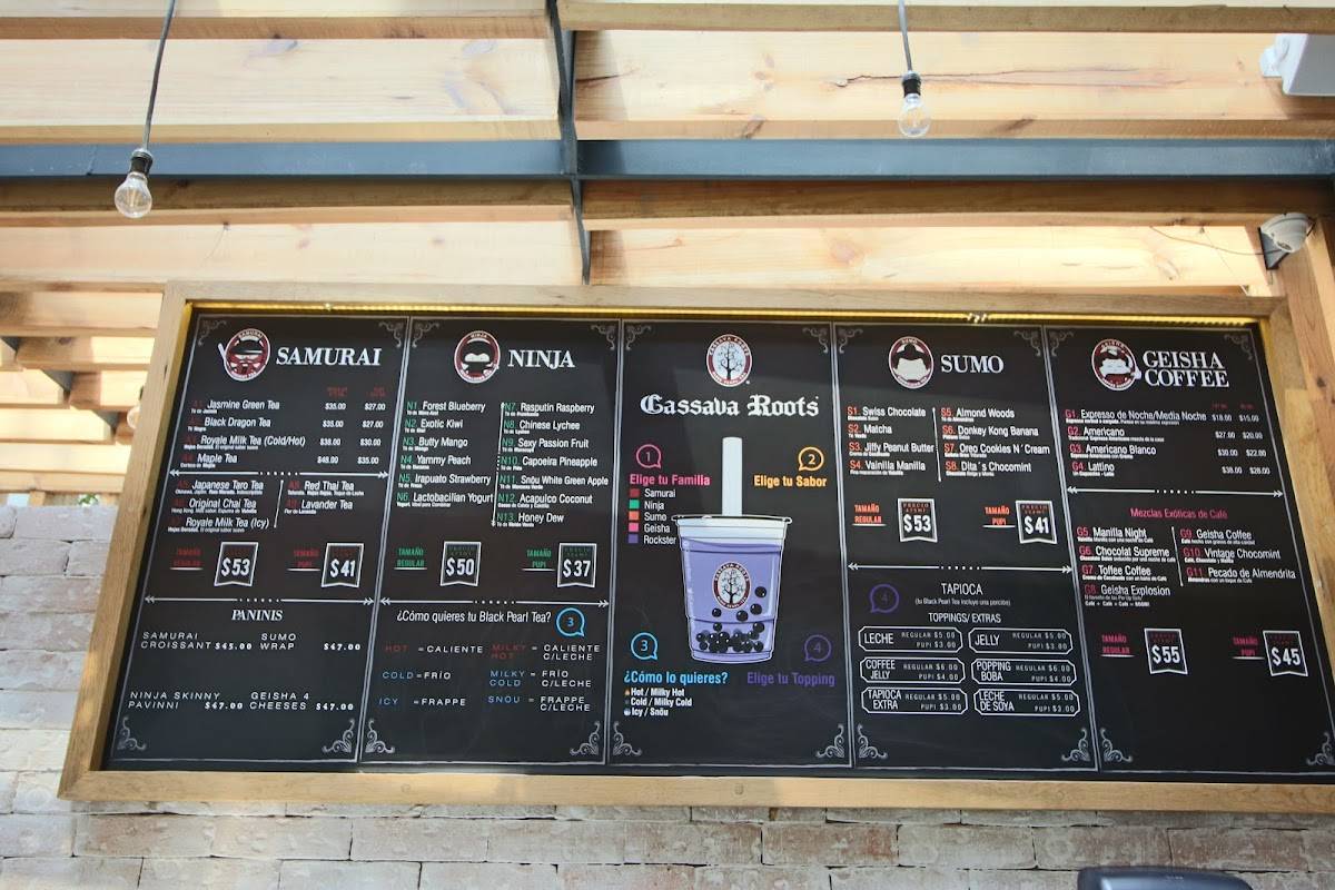 Menu at Cassava Roots Parque Toreo cafe, Mexico City, Perif. Blvd ...