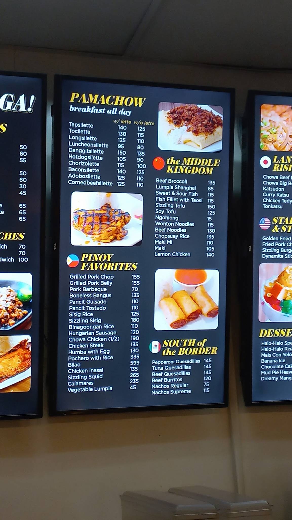 Menu at Chowabungga restaurant, Cebu City, GF i1 Building