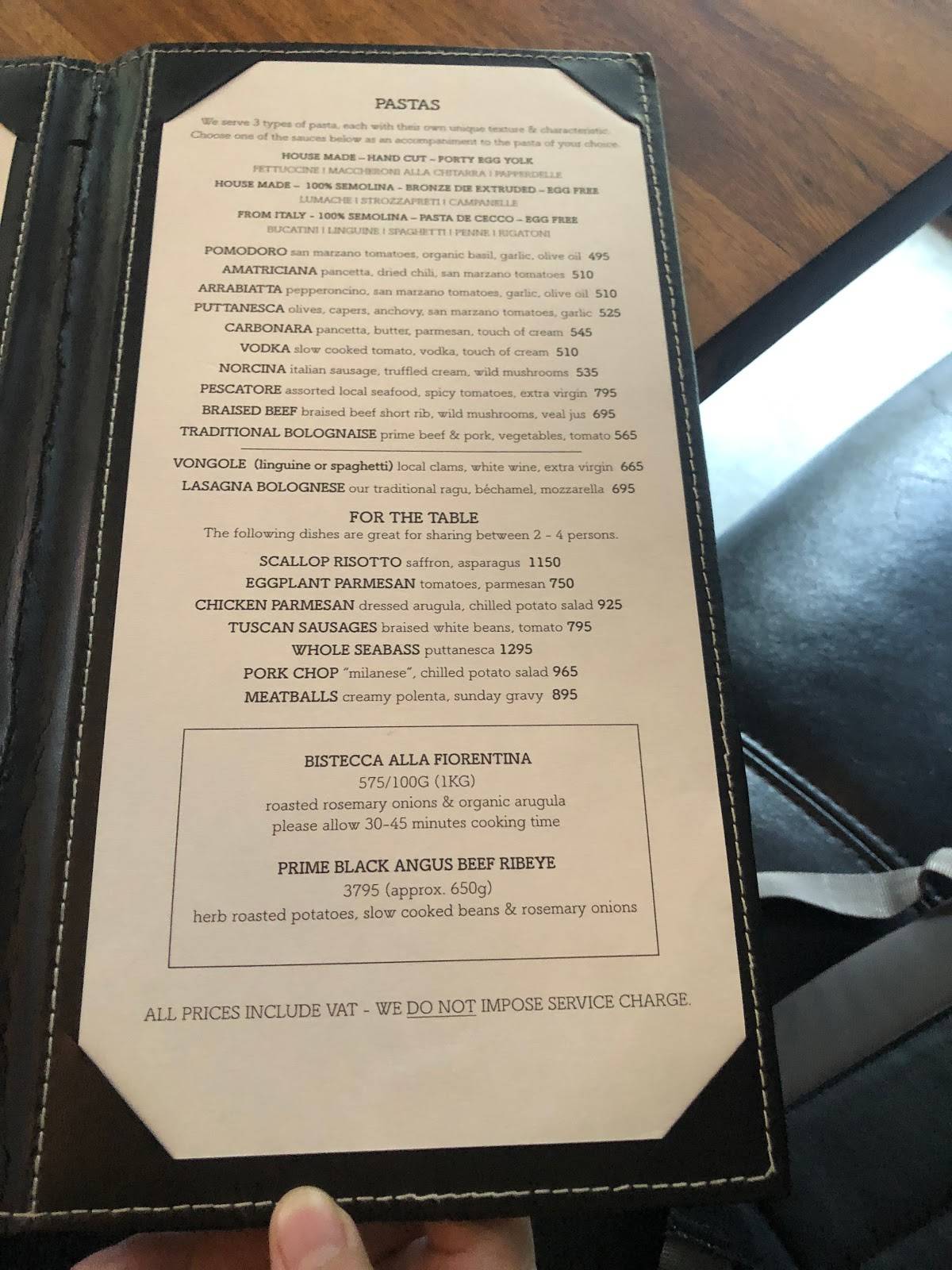 Menu at Tavolata DCC restaurant, Mandaue City, Design Center of 6014