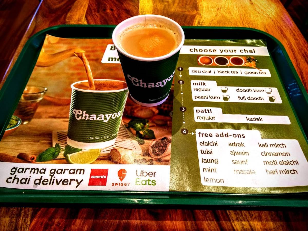 Menu at Chaayos Cafe at Vegacity Mall, Bengaluru, Vega City Mall