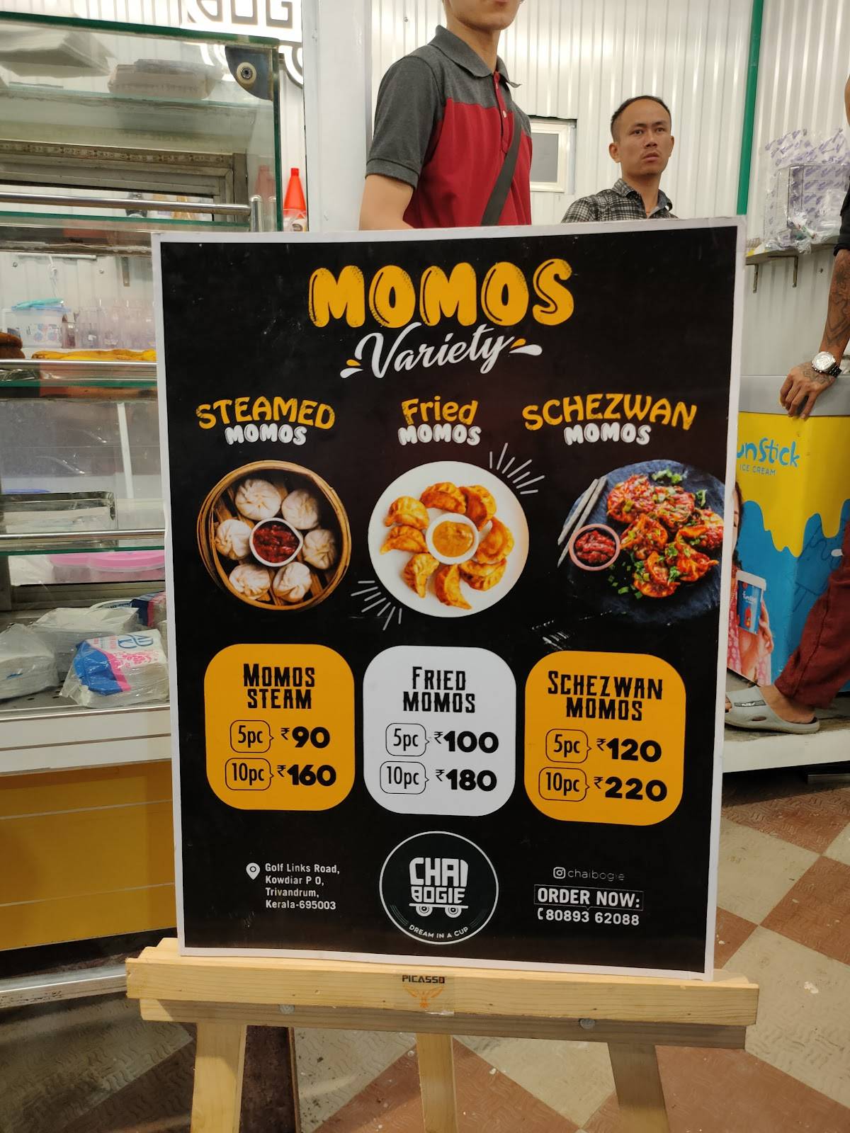 Menu at Chai Bogie, Thiruvananthapuram, GVJM+7XM