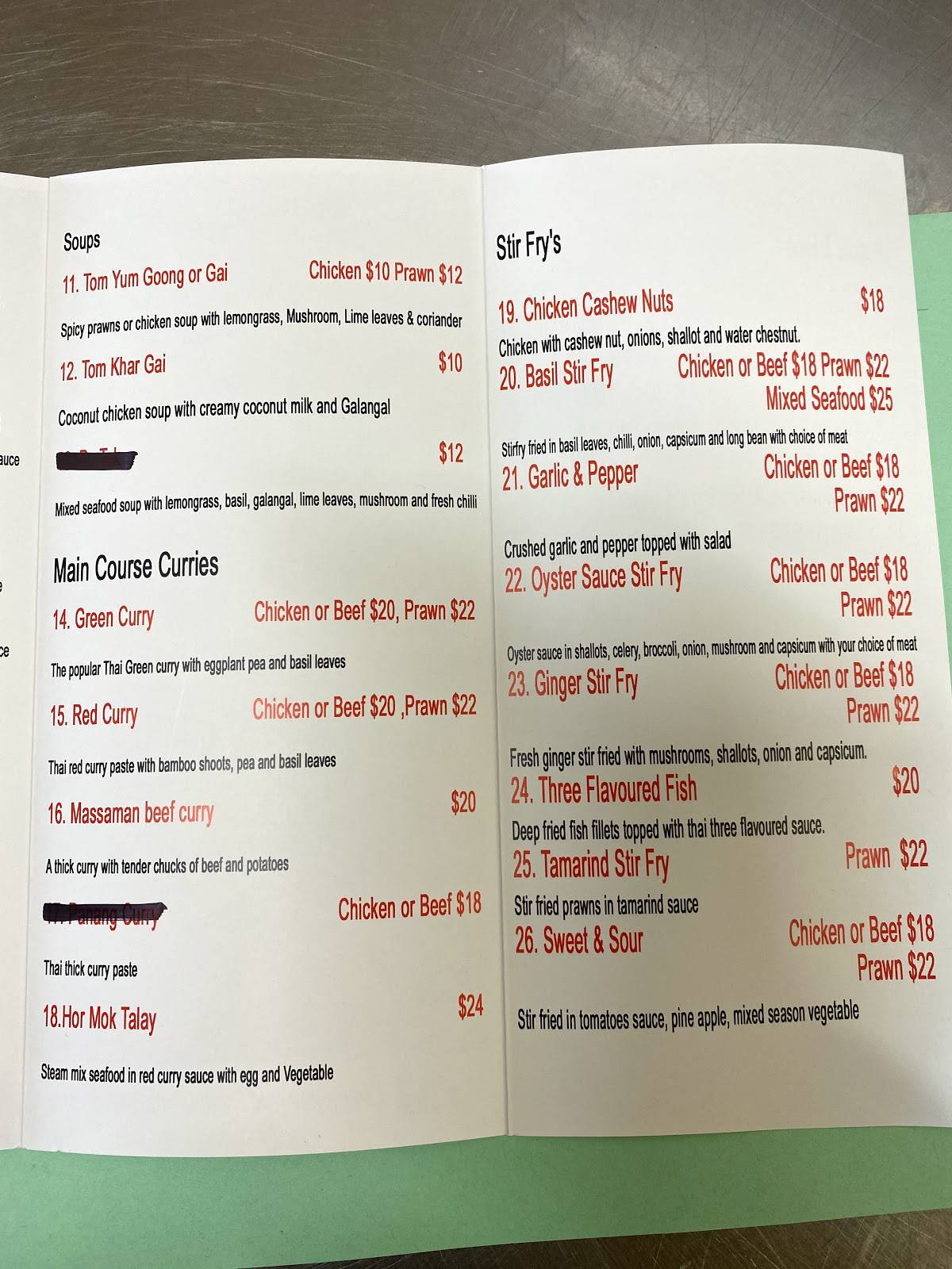 Menu at Champion Lakes Tavern pub & bar, Camillo