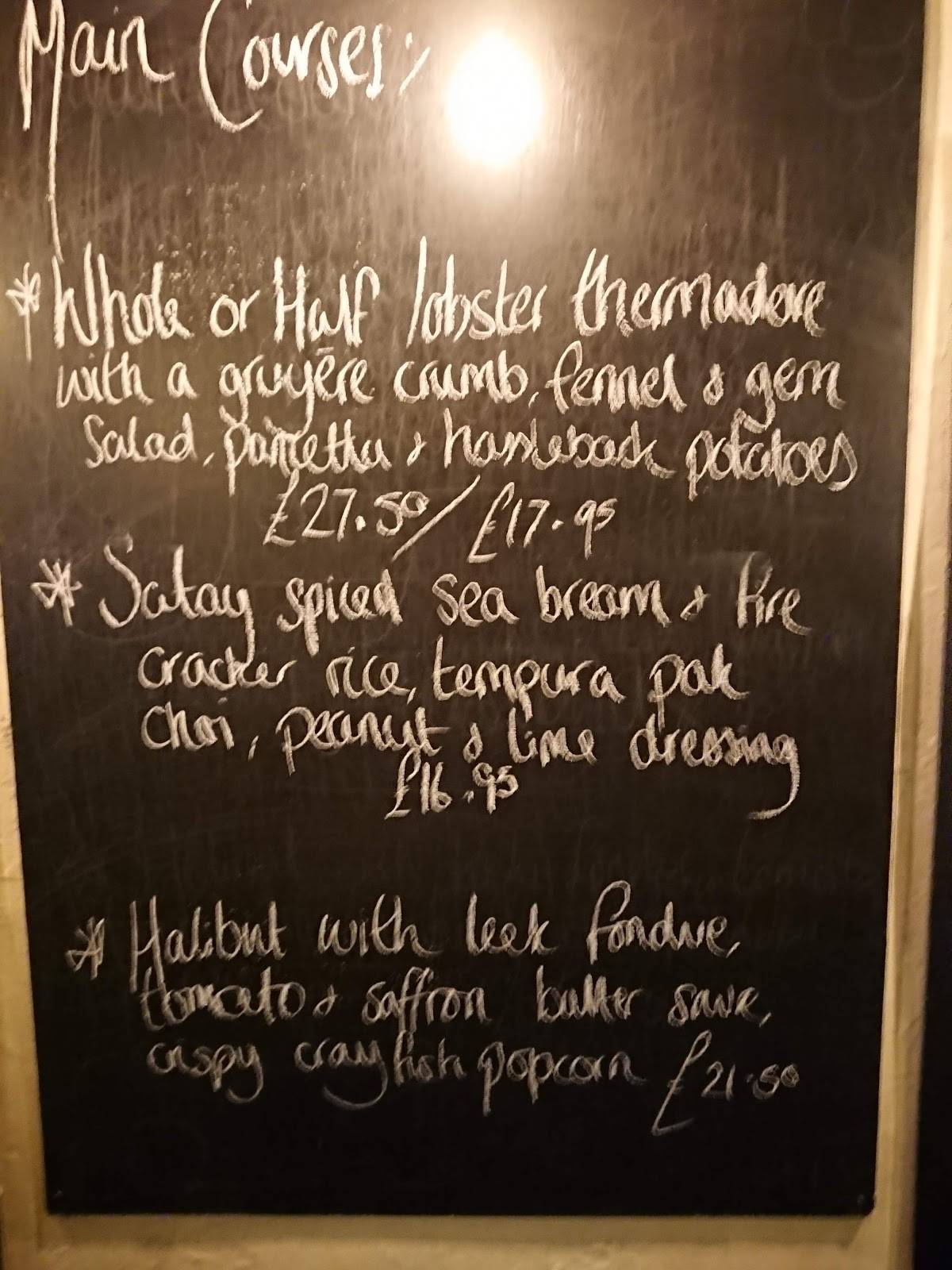 Menu at Assheton Arms pub & bar, Chatburn, Top Row