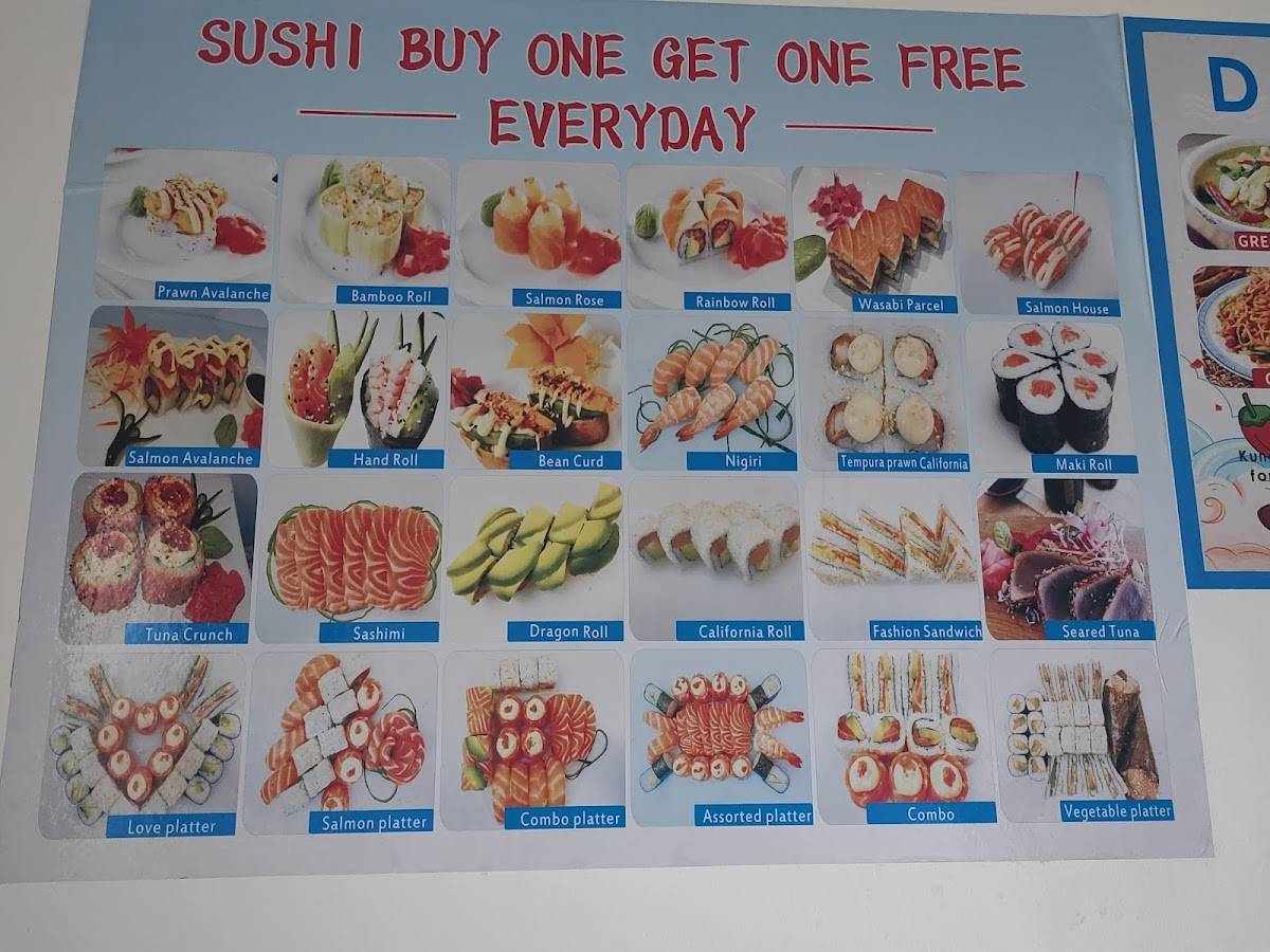 Menu at Tommy's Coco Sushi & Chinese, Chatsworth