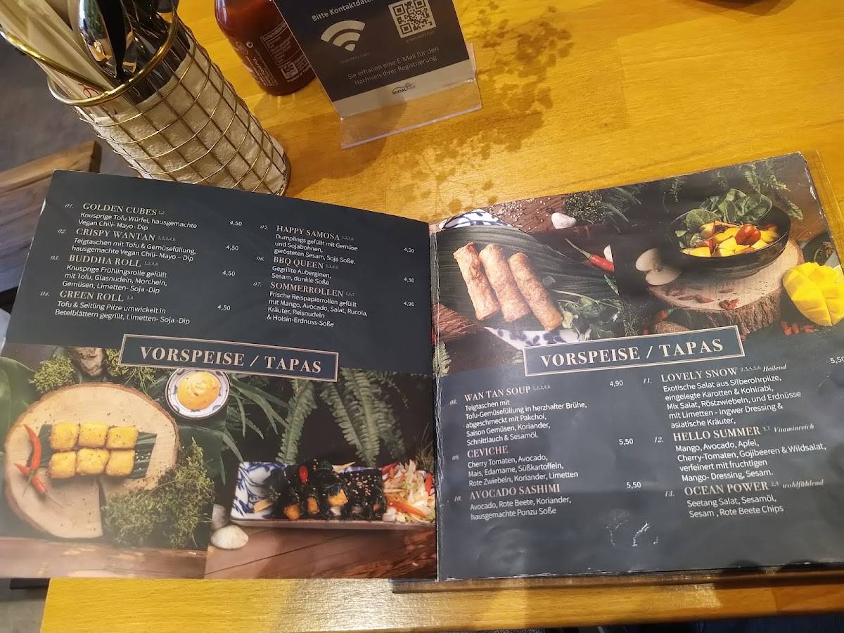 Speisekarte von Chay Veganrestaurant, Hamburg