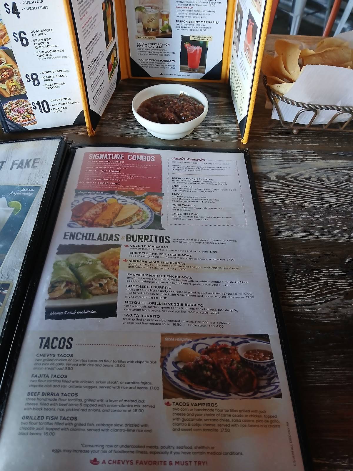 Menu at Chevys pub & bar, Elk Grove, Laguna Blvd #100