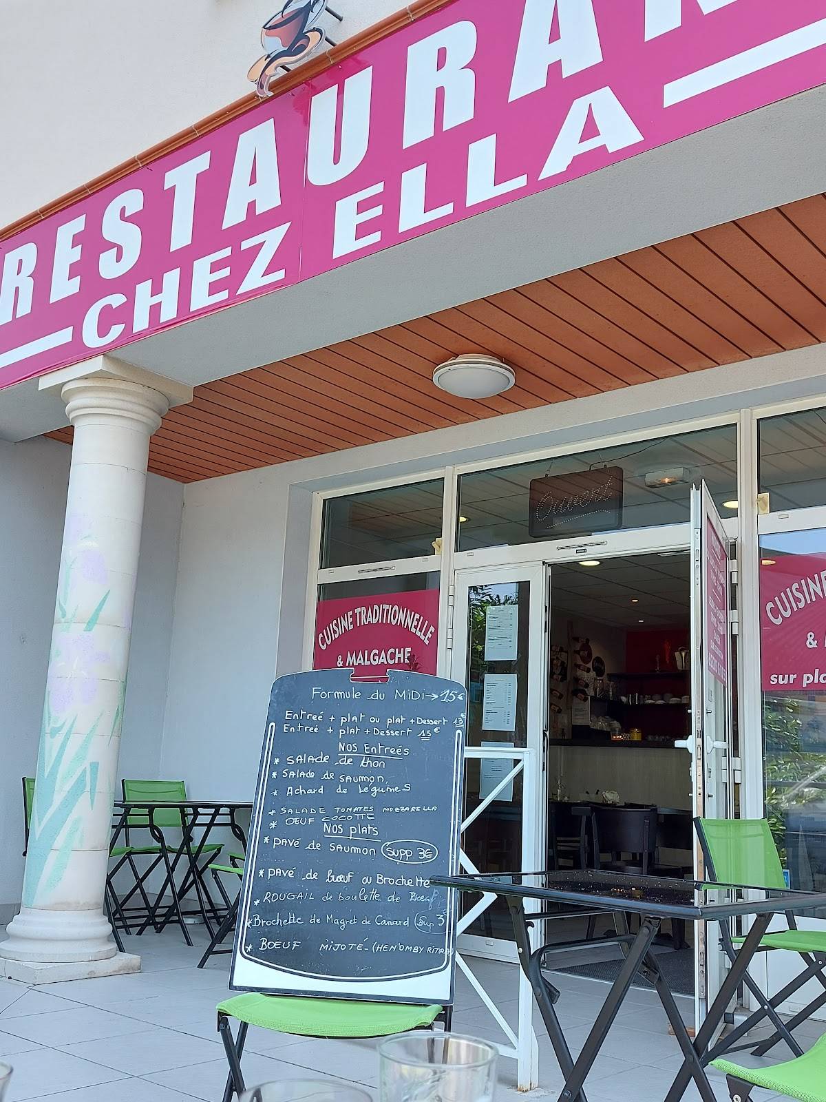 Menu au CHEZ ELLA cuisine traditionnelle et Malgache restaurant, Muret