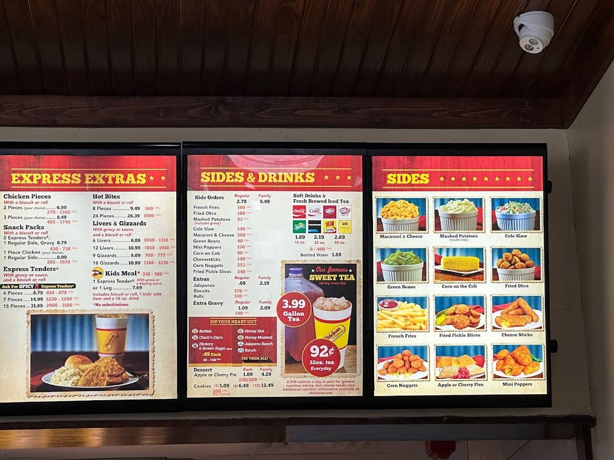 Menu at Chicken Express fast food, Houston, 132 E Airtex Dr