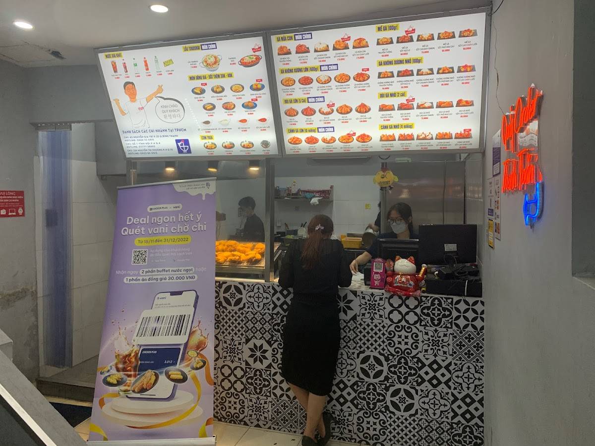 Menu at Chicken Plus Nguyễn Gia Trí restaurant, Ho Chi Minh City