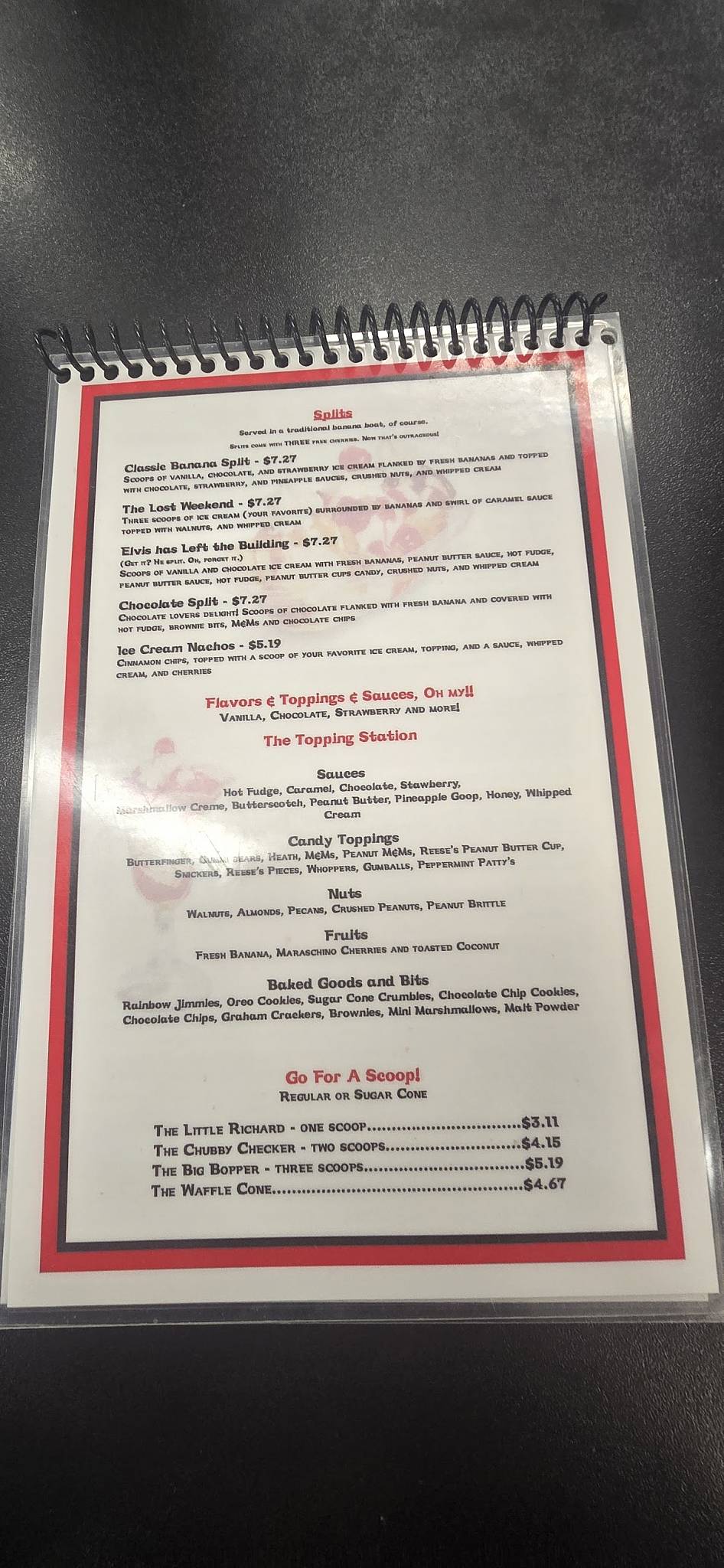 Menu at Chill Grill restaurant, Rock Springs, Elk St