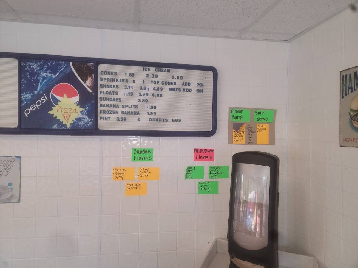 Menu at Chilo Dairy Bar, Chilo