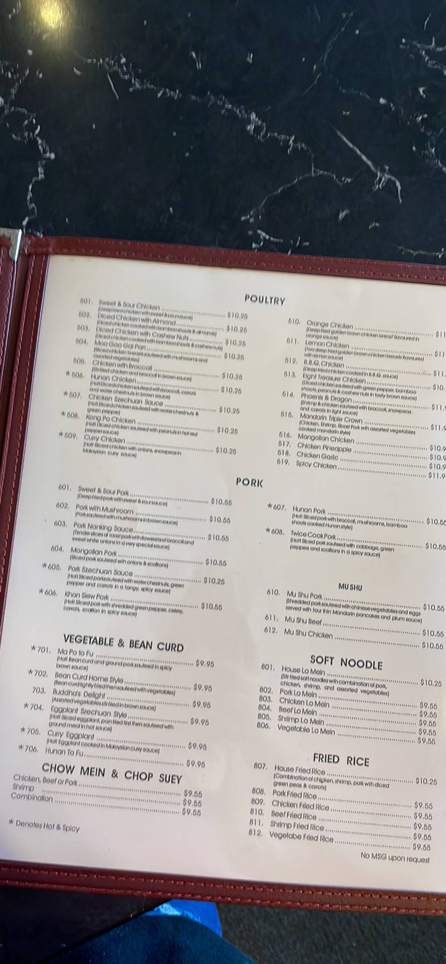 Menu at China East Chinese Restaurant, Sweetwater