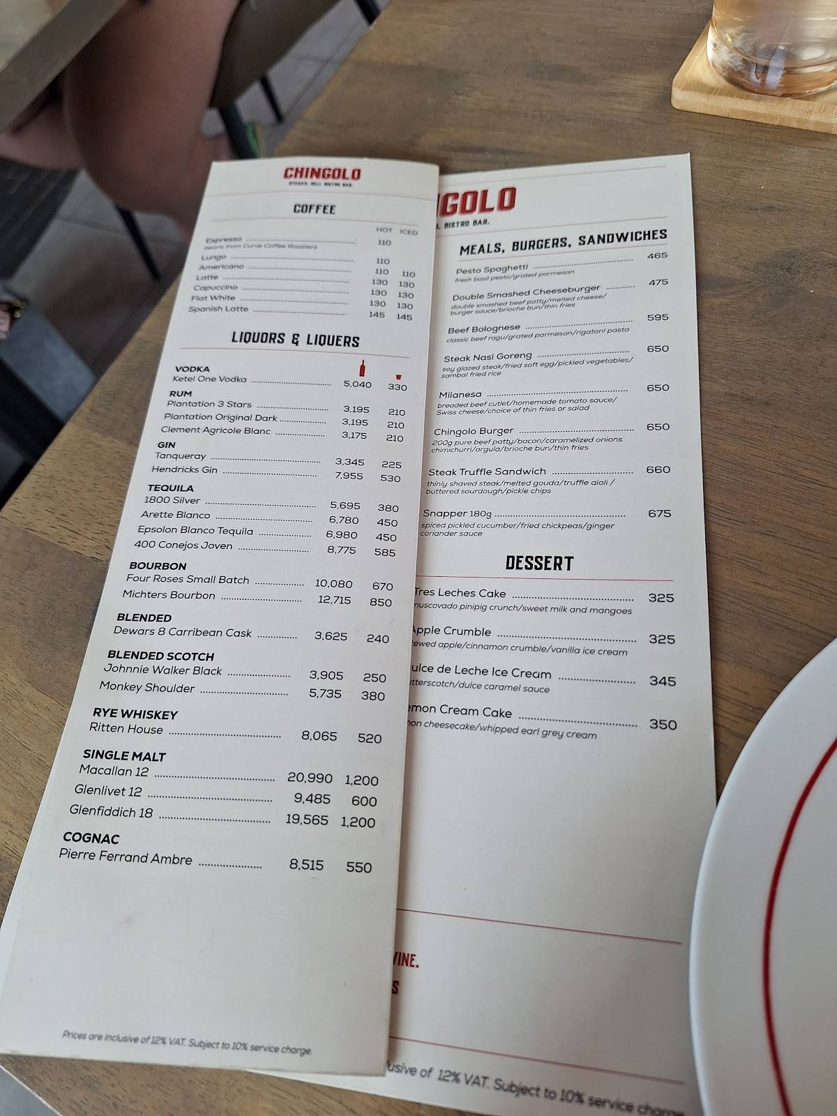Menu at Chingolo Deli Molito, Muntinlupa