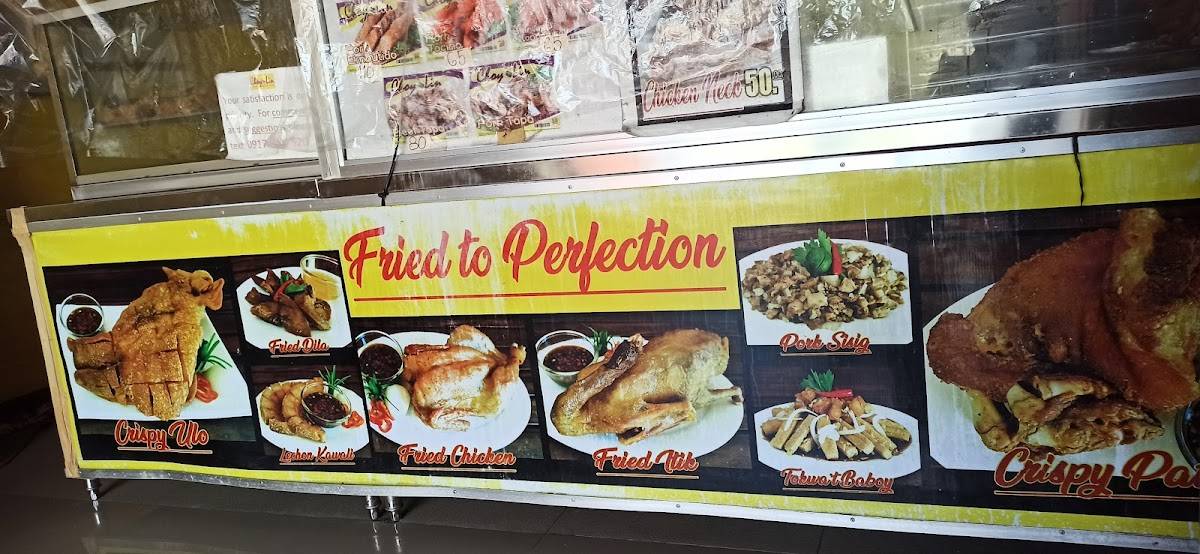Menu at Choy-Lin's Fried Station restaurant, Vigan City