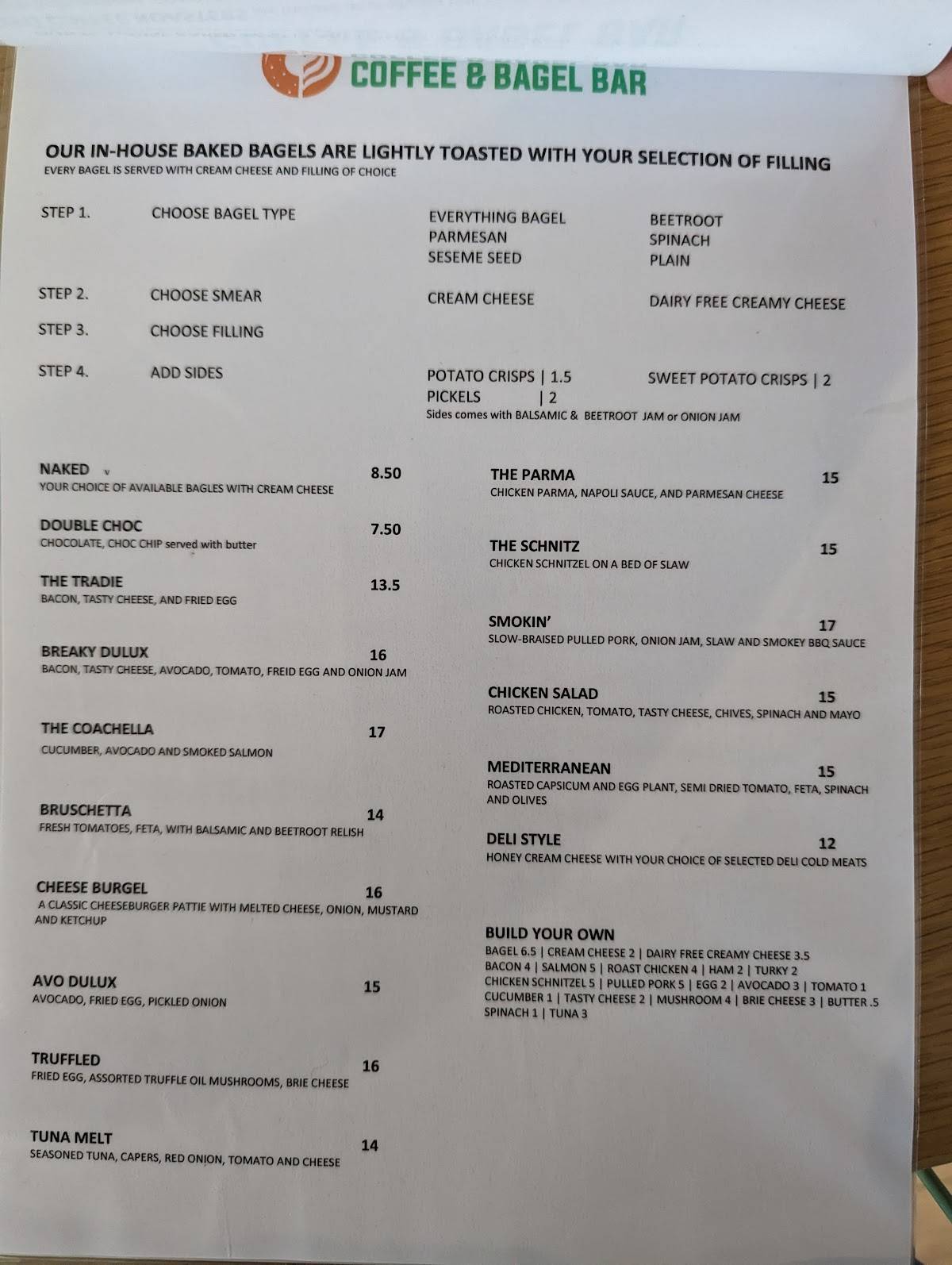 Menu at Coachella Coffee Co - Boronia cafe, Boronia