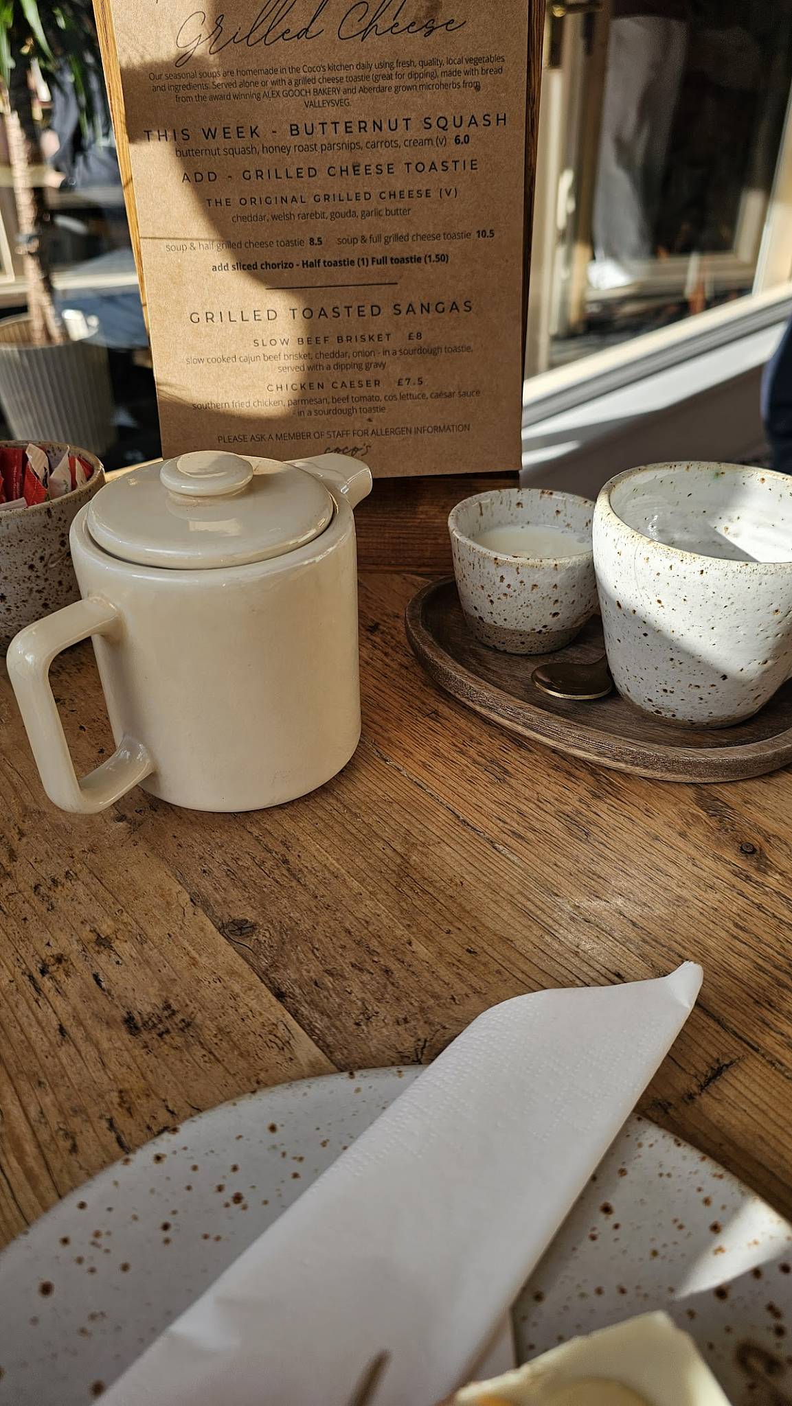Menu at Coco's Coffee & Candles, Aberdare
