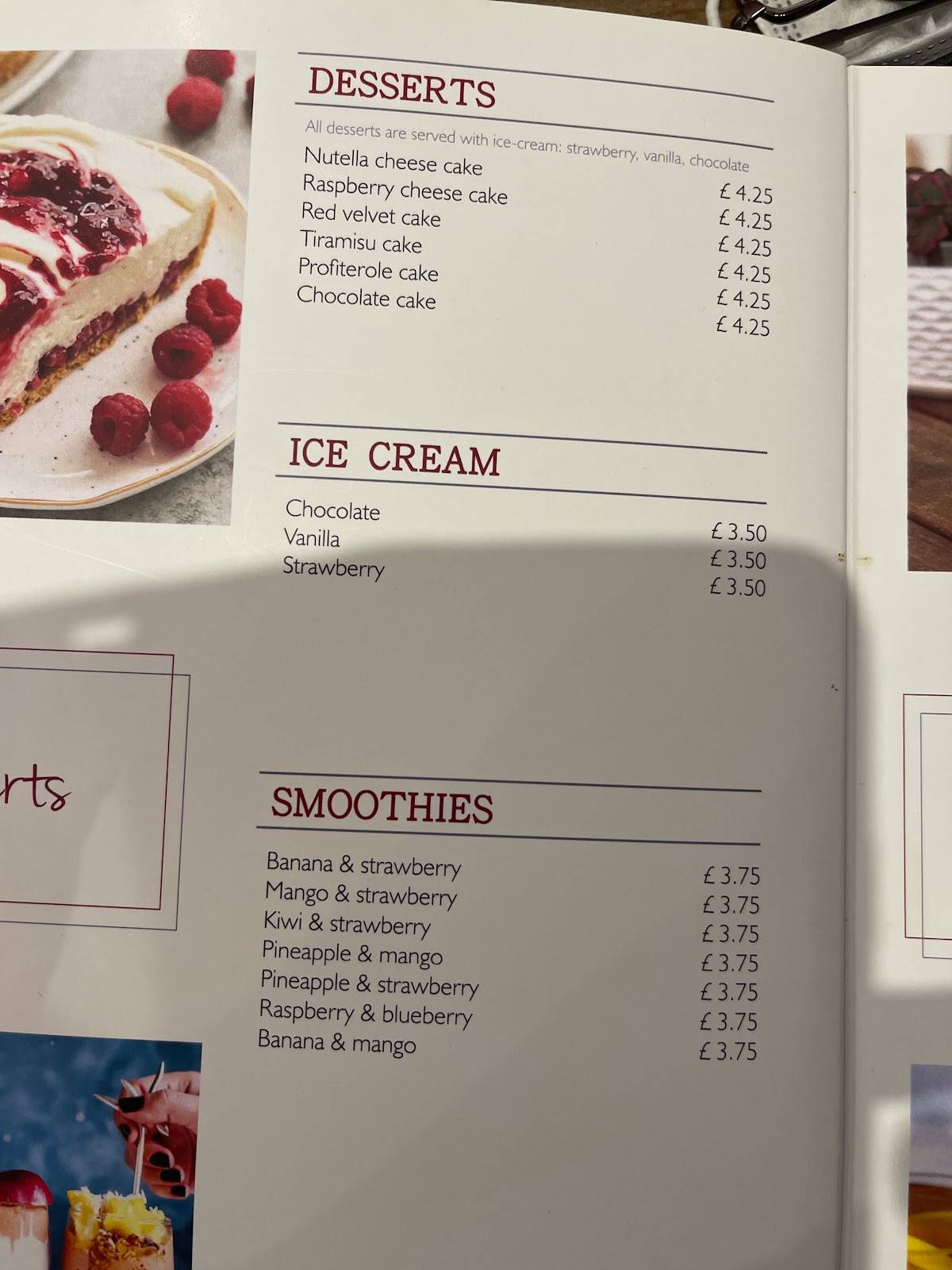 Menu at Codfather & The Pearl Restaurant, Blackwood