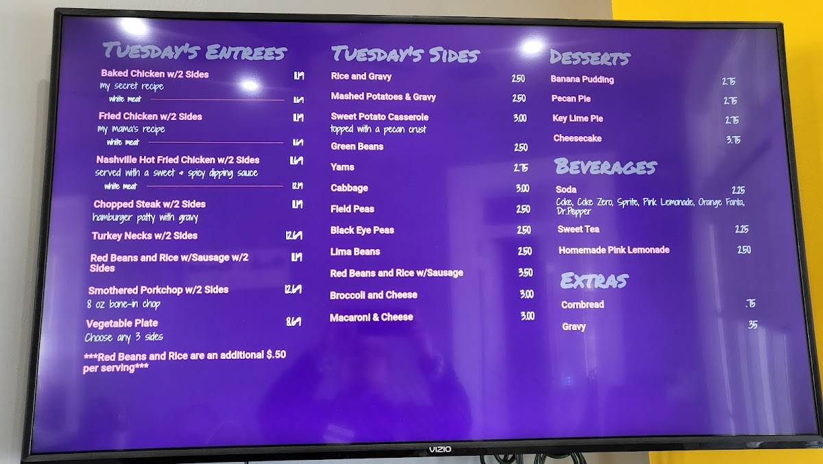 Menu at Cooking Diva restaurant, Canton