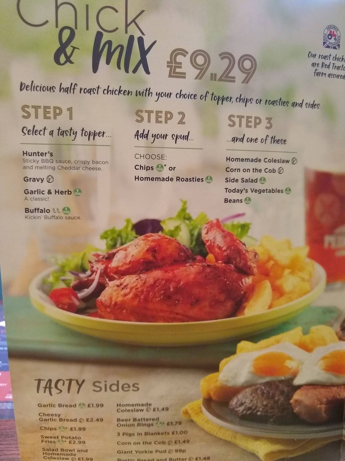 Menu at Copper Coast pub & bar, Camborne